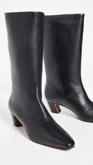LOEFFLER RANDALL Cleo Kicked Heel Mid-calf Boots