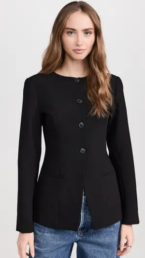ALIGNE Daphne Long-waisted Blazer - Black
