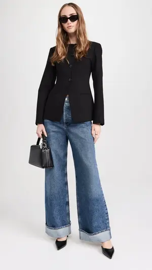 ALIGNE Daphne Long-waisted Blazer - Black