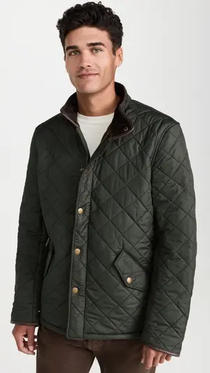 Barbour Powell Quilted Jacket - Sage
