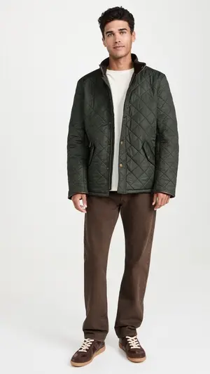 Barbour Powell Quilted Jacket - Sage