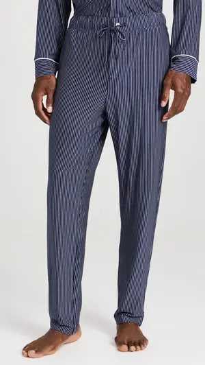 Eberjey William Modal Striped Long Pjs