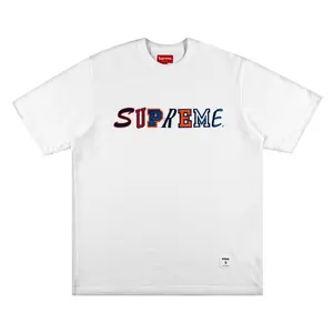 Supreme Collage Logo Short-sleeve Top - White