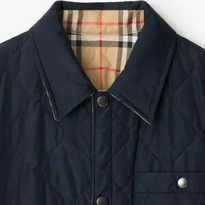 Burberry Reversible Quilted Nylon Overshirt - Navy
