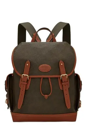Mulberry Heritage Eco Scotchgrain Backpack - Mole-cognac