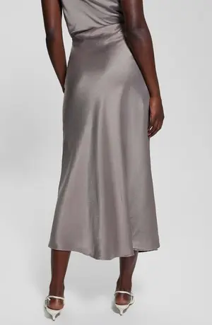 Guess Anastasia Satin Maxi Skirt