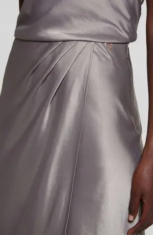 Guess Anastasia Satin Maxi Skirt