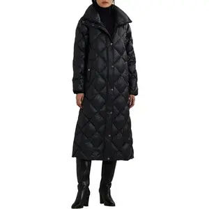 Ralph Lauren Soft Quilted Down Front Coat