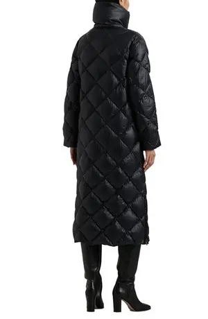 Ralph Lauren Soft Quilted Down Front Coat