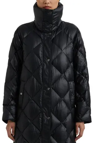 Ralph Lauren Soft Quilted Down Front Coat