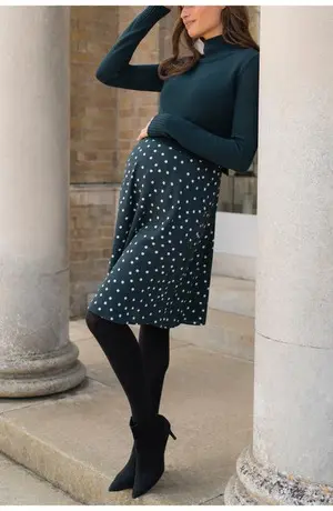 Seraphine Polka Dot Maternity/Nursing Set - Green | Editorialist