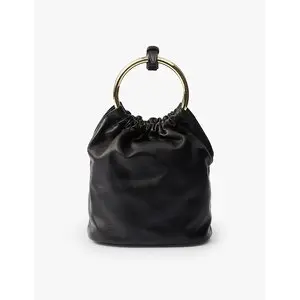 Prada Refined-handle Nappa Leather Mini Bucket Bag