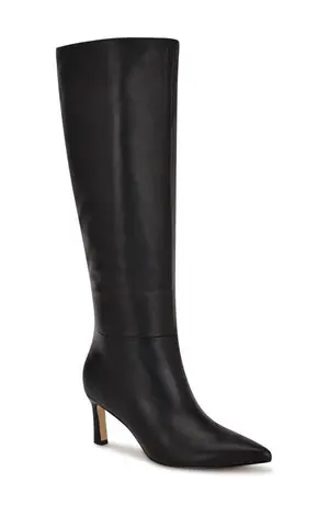 Nine West Lorthey Knee High Boots - Black