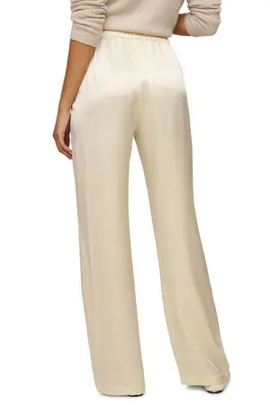 REFORMATION Olina Silk Drawstring Pants