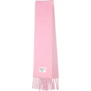 Acne Studios Volly Alpaca & Wool Blend Fringe Scarf Pink/lilac