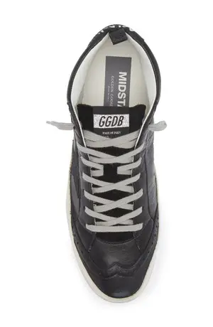 GOLDEN GOOSE Mid Star Sneaker - Black