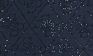 Guess Rhinestone Pattern Top - Medium Blue