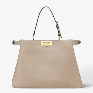 Fendi Large Peekaboo Soft Bag - Grey