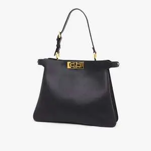 Fendi Peekaboo Soft Medium Bag - Black