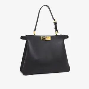 Fendi Peekaboo Soft Medium Bag - Black