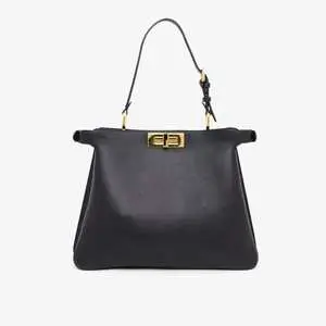 Fendi Peekaboo Soft Medium Bag - Black