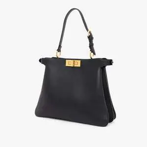 Fendi Peekaboo Soft Medium Bag - Black