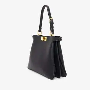 Fendi Peekaboo Soft Medium Bag - Black
