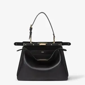Fendi Peekaboo Soft Medium Bag - Black