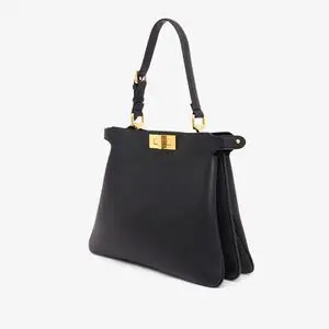 Fendi Peekaboo Soft Medium Bag - Black
