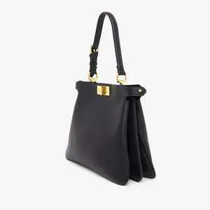Fendi Peekaboo Soft Medium Bag - Black