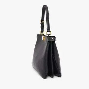 Fendi Peekaboo Soft Medium Bag - Black