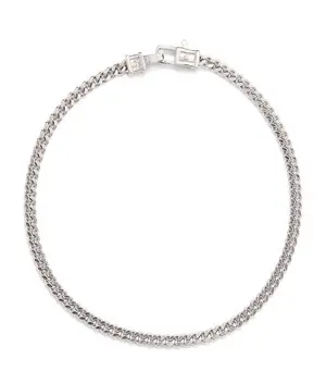 Tom Wood Medium Sterling Curb Chain Bracelet - Silver