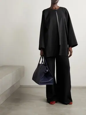 THE ROW Raj Wool-crepe Jacket