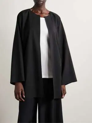 THE ROW Raj Wool-crepe Jacket