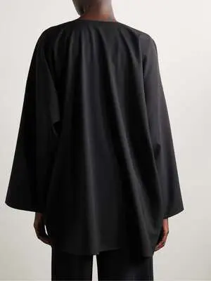 THE ROW Raj Wool-crepe Jacket