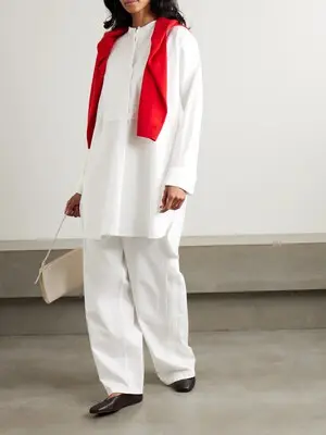 THE ROW Hari Cotton-poplin Shirt