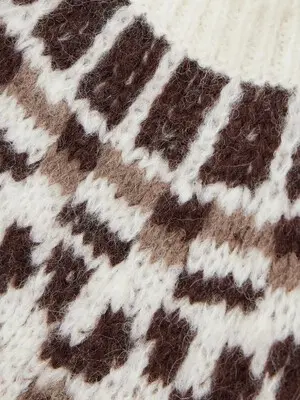 FRAME Fair Isle Alpaca-blend Sweater