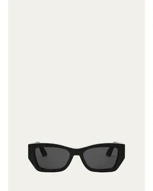 Dior Missdior S1i Rectangle Sunglasses - Black/smoke