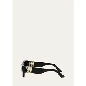 Dior Missdior S1i Rectangle Sunglasses - Black/smoke