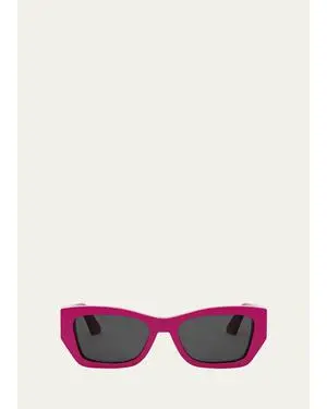 Dior DIOR MissDior S1I Rectangle Sunglasses Pink/smoke