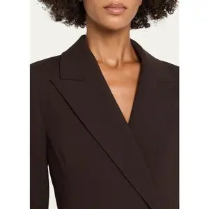 Simkhai Surabhi Hourglass Blazer - Chocolate