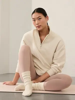 Athleta Cloud Scrunch Sock - Bone