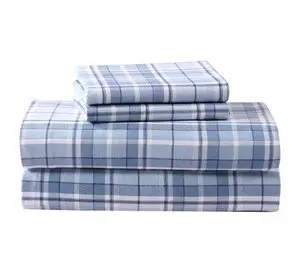 Laura Ashley Mulholland Plaid Blue Twin Sheet S Et - One-color