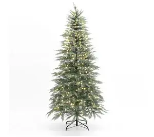 LUXEN HOME Luxenhome 7ft Pre-lit Green Cypress Artificial Ree - One-color