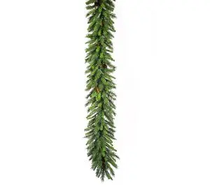 VICKERMAN 9' X 14' Cheyenne Artificial Christma S Garland - One-color
