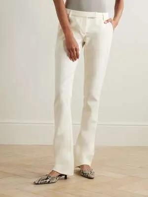 Acne Studios Wool-blend Twill Flared Pants