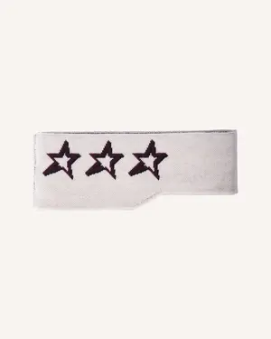 Perfect Moment Star Merino Wool Headband - White