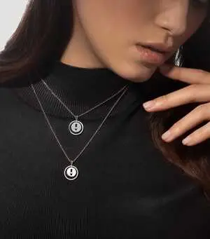 Messika Lucky Move White Gold And Diamond Necklace