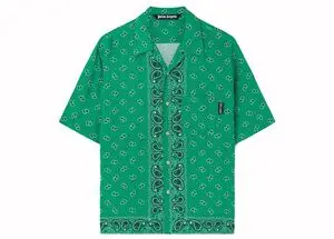 Men's Palm Angels Green Shirts