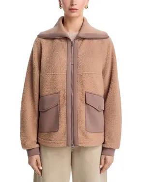 Varley Eleanor Fleece Jacket - Chanterell